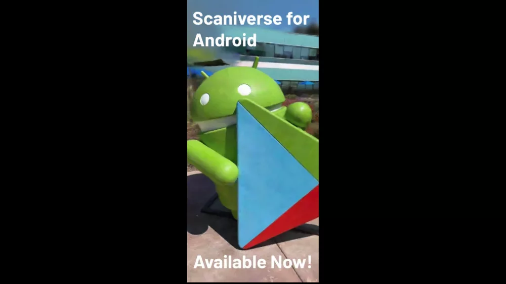 3Dスキャンサービス「Scaniverse」Android版リリース 最新機能「Splat」も利用可能に (MoguraVR)