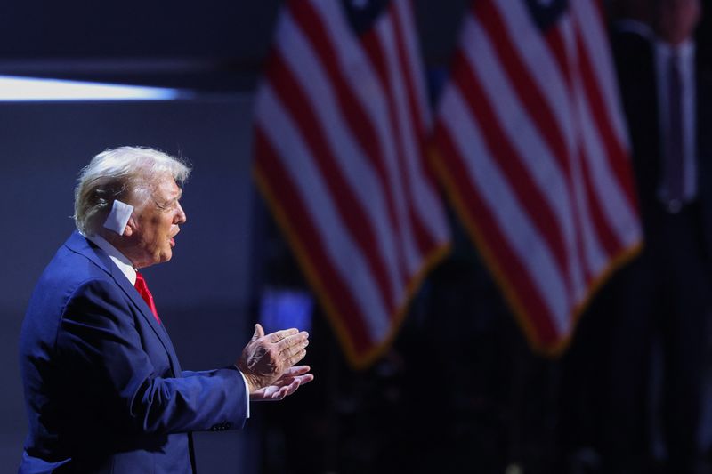 トランプ氏、指名受諾演説で暗殺未遂語る 当初の融和色は雲散霧消