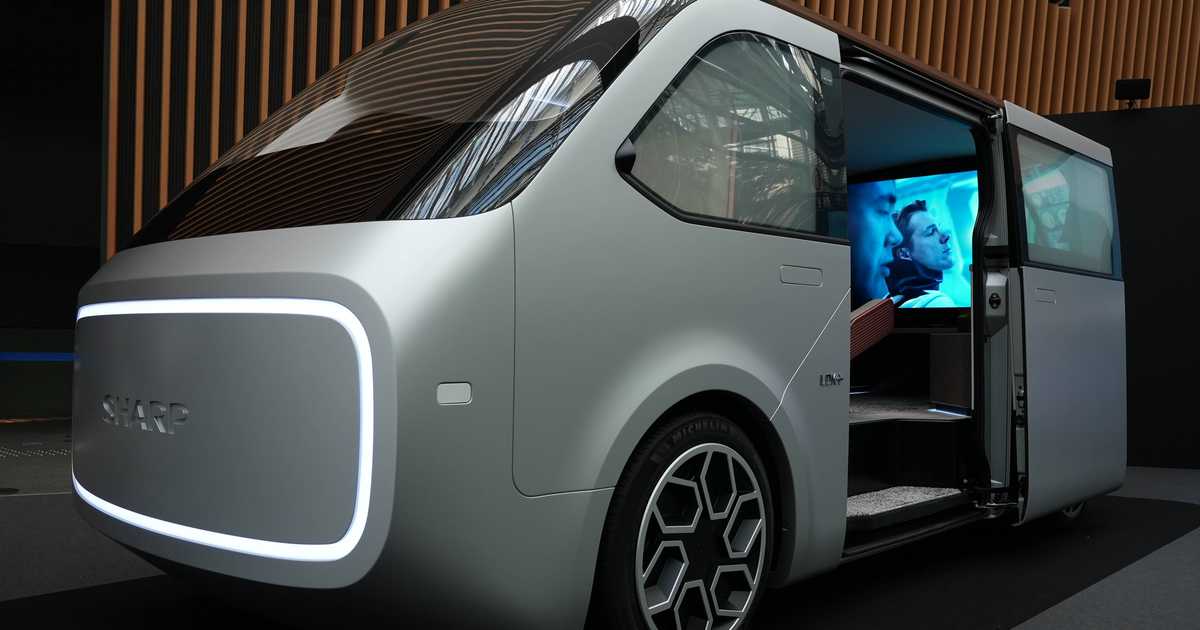 シャープ EV試作モデル「LDK＋」公開 65㌅ディスプレー搭載で車内をもう一つの部屋に (産経ニュース)