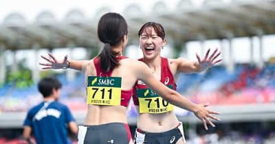 400m障害・山本亜美、日本インカレ大会新Vで有終の美 1年生・瀧野未来と立命大ワンツー「未来ちゃんに強さを見せられたことが一番」 (THE ANSWER)