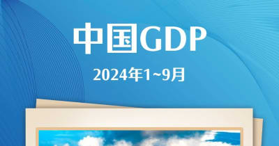 中国GDP、1～9月は4.8％増 (新華社通信)