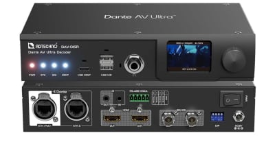 エーディテクノ、Dante AV Ultraエンコーダ/デコーダDAV-01シリーズ発売[InterBEE2024] (PRONEWS)