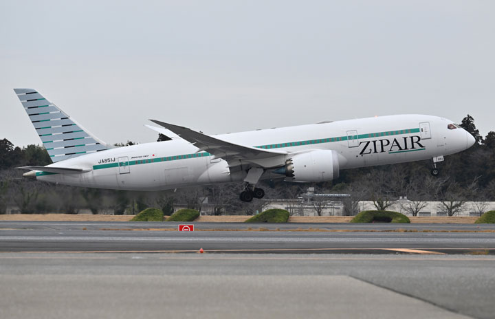 ZIPAIR、累計300万人到達 旅客便就航4年5カ月で (Aviation Wire)
