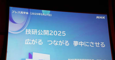 地上波4K放送に向けた技術展示も。NHK「技研公開2025」29日から (AV Watch)