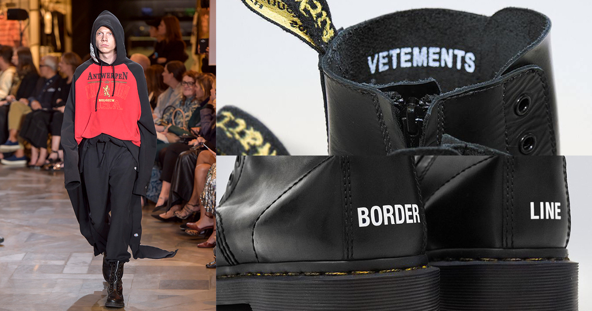 「ドクターマーチン」×「ヴェトモン」コラボブーツ発売 (WWD JAPAN.com)