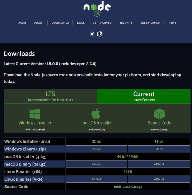 Fetch APIがデフォルトで利用できるNode.js v18 (TECH+)