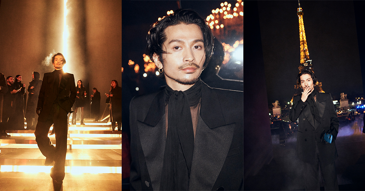 King Gnuの常田大希がアンバサダーを務める「サンローラン」のショーに来場 独占写真と共に思いを語る (WWD JAPAN.com)