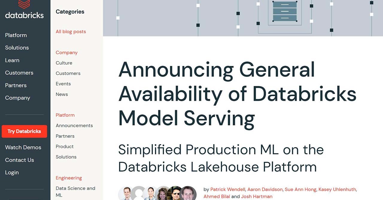 Databricks Model Servingが正式リリースに