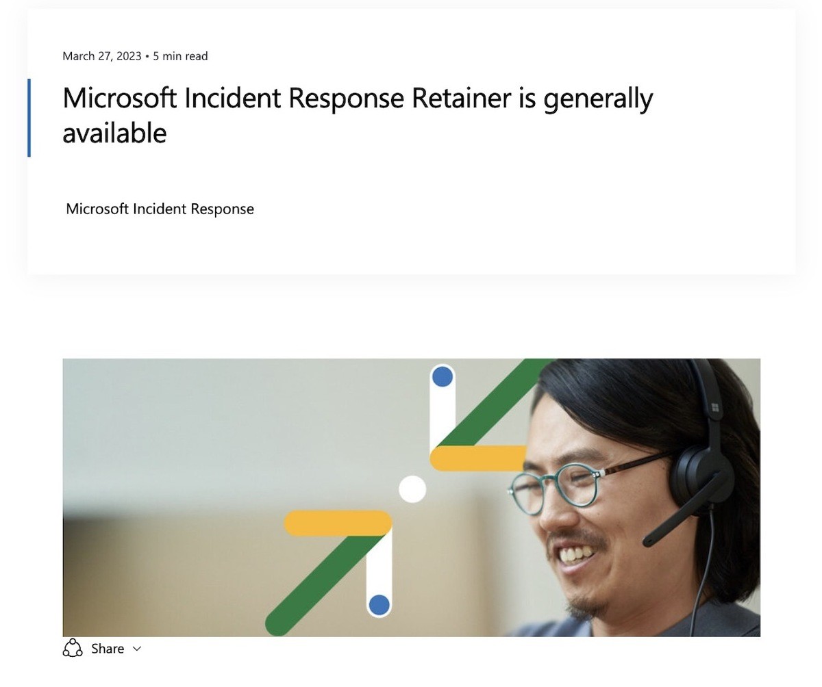 Microsoft、インシデント対応サービス「Incident Response Retainer」を開始 (TECH+)