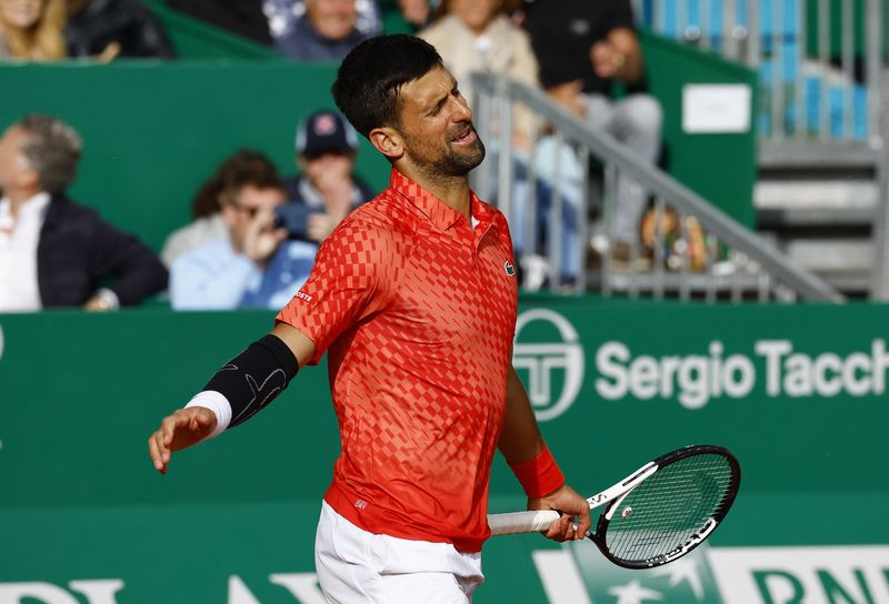 テニス＝世界ランク1位ジョコビッチ、マドリードop欠場