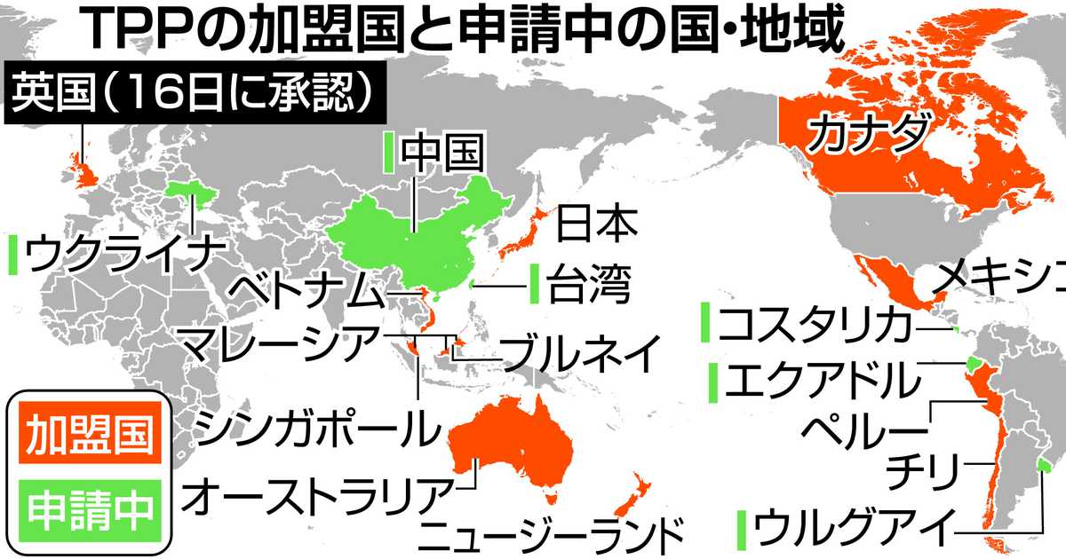 TPP新規加盟「威圧的な国は対象外」 後藤担当相、中国念頭か