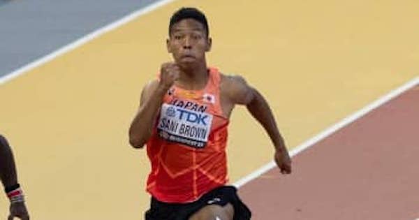 サニブラウン日本人歴代最高100m決勝6位の快挙！ 昨年7位上回るも「いやあ、マジで悔しい。今年の方が近かった」悔しい4回連呼【世界陸上】 (THE ANSWER)