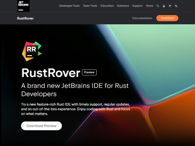 JetBrains、Rust専用のIDE「RustRover」早期アクセスプログラム (TECH+)
