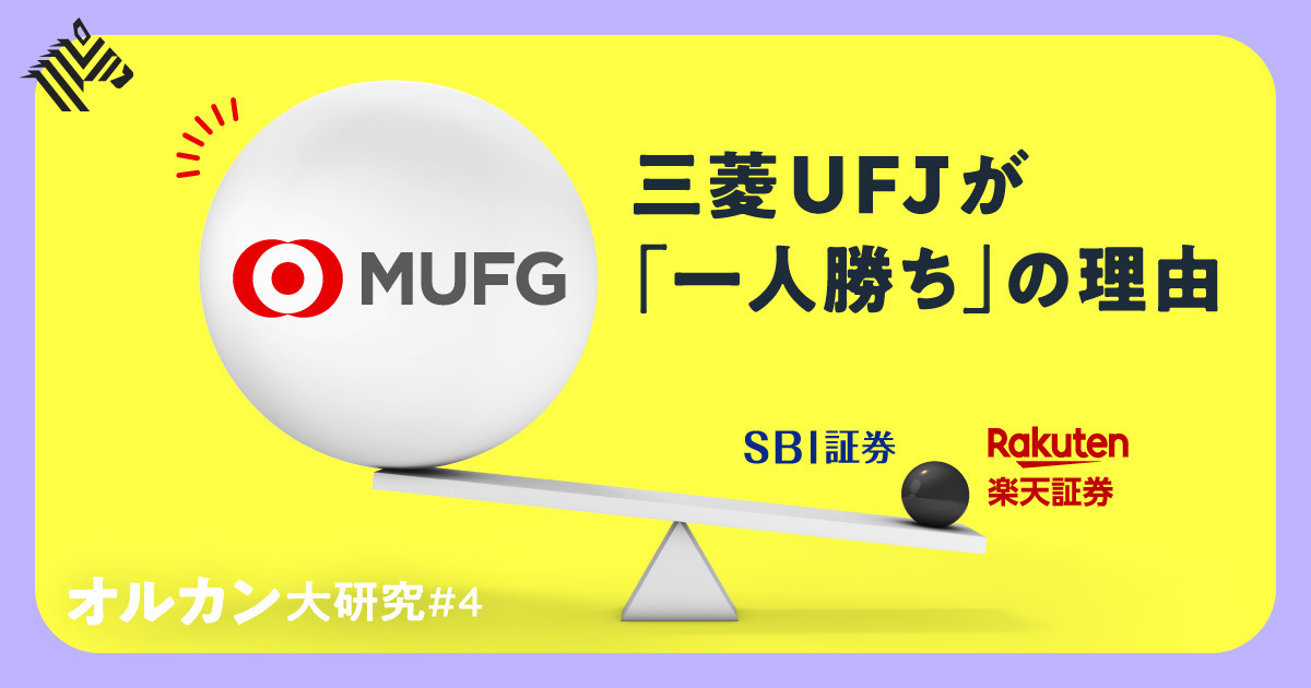 【熾烈】三菱UFJ vs 楽天 vs SBI「オルカン競争」がアツい